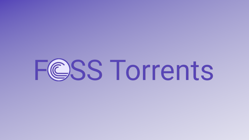 Free Open-Source Software Torrents